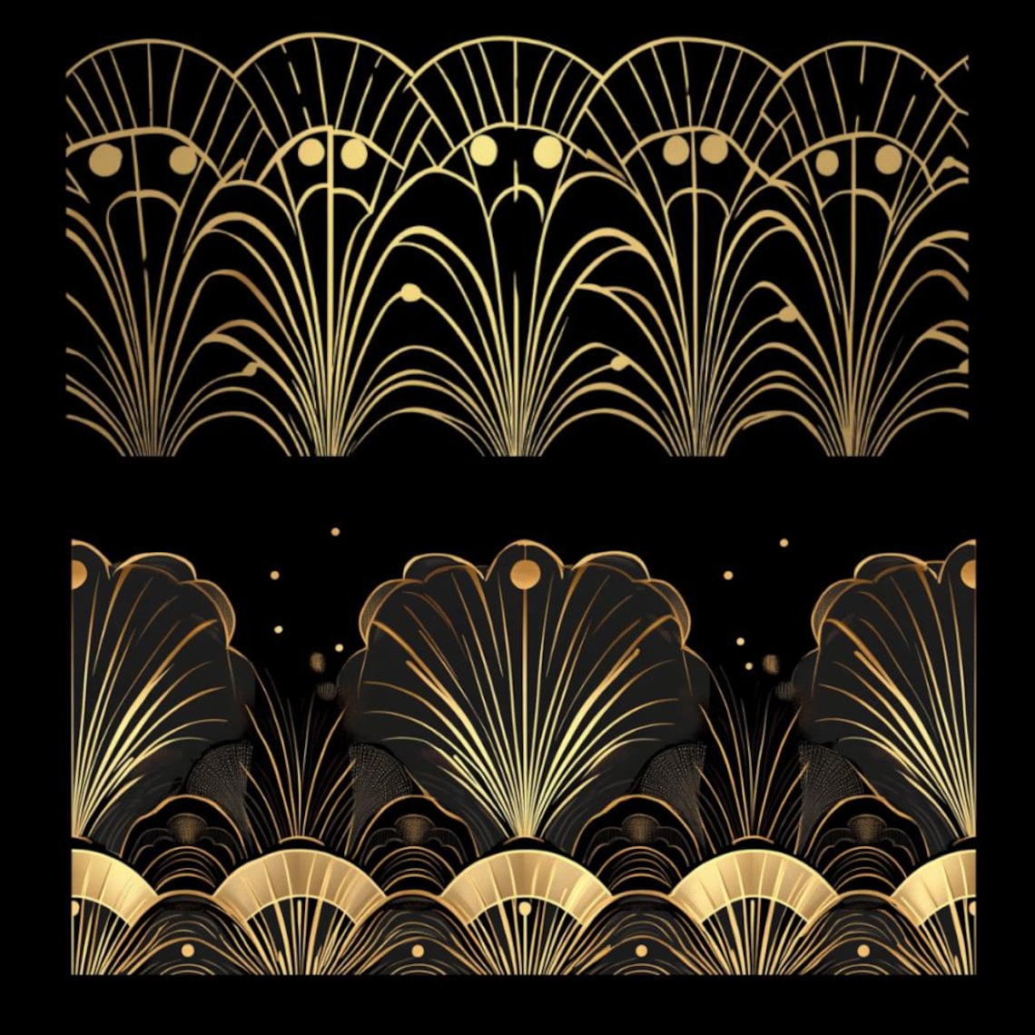 Art Deco Digital Sticker Set (90). Goodnotes Stickers | Download PNG ...