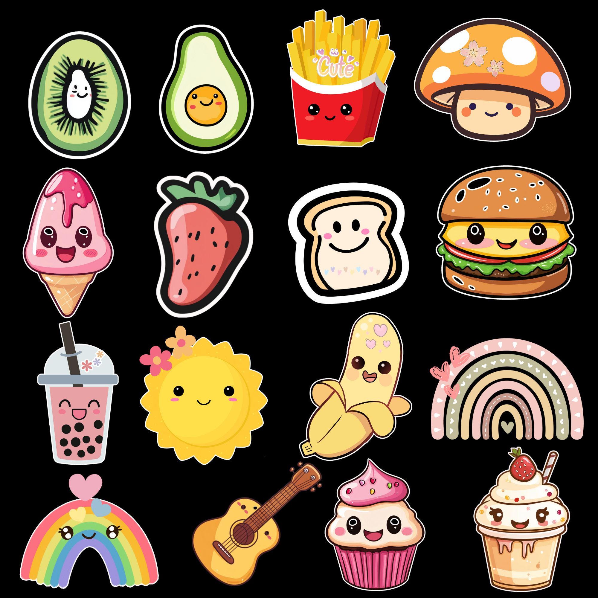 Cute Kawaii Digital Sticker Set (164). Goodnotes Stickers | Download ...