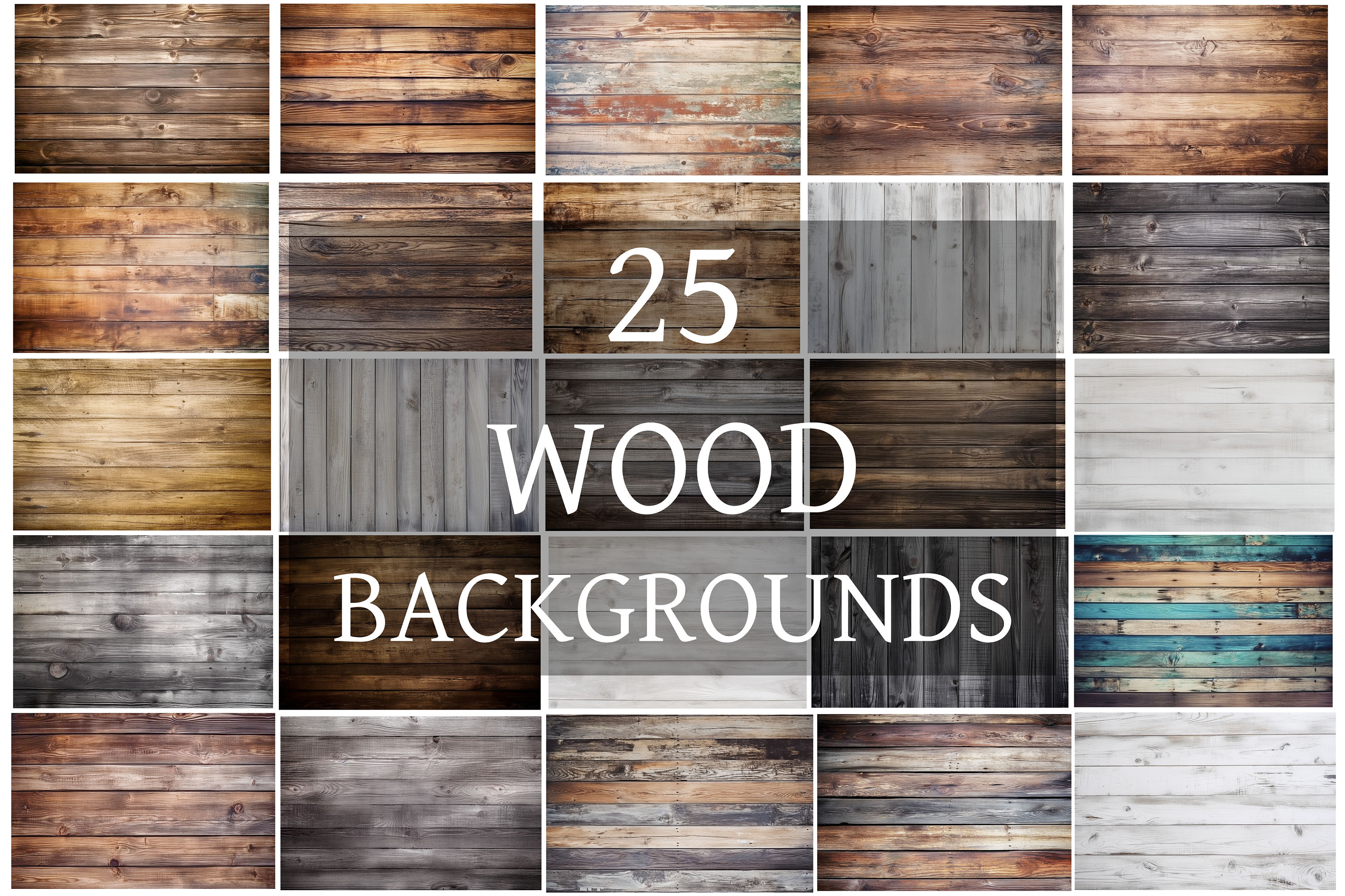 Set of 25 Wood Backgrounds, Wood Backdrops, Wood Background, Wood ...