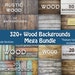 Wood Backgrounds Bundle: 320 Backgrounds in 12 Sets, Wood Backdrops ...
