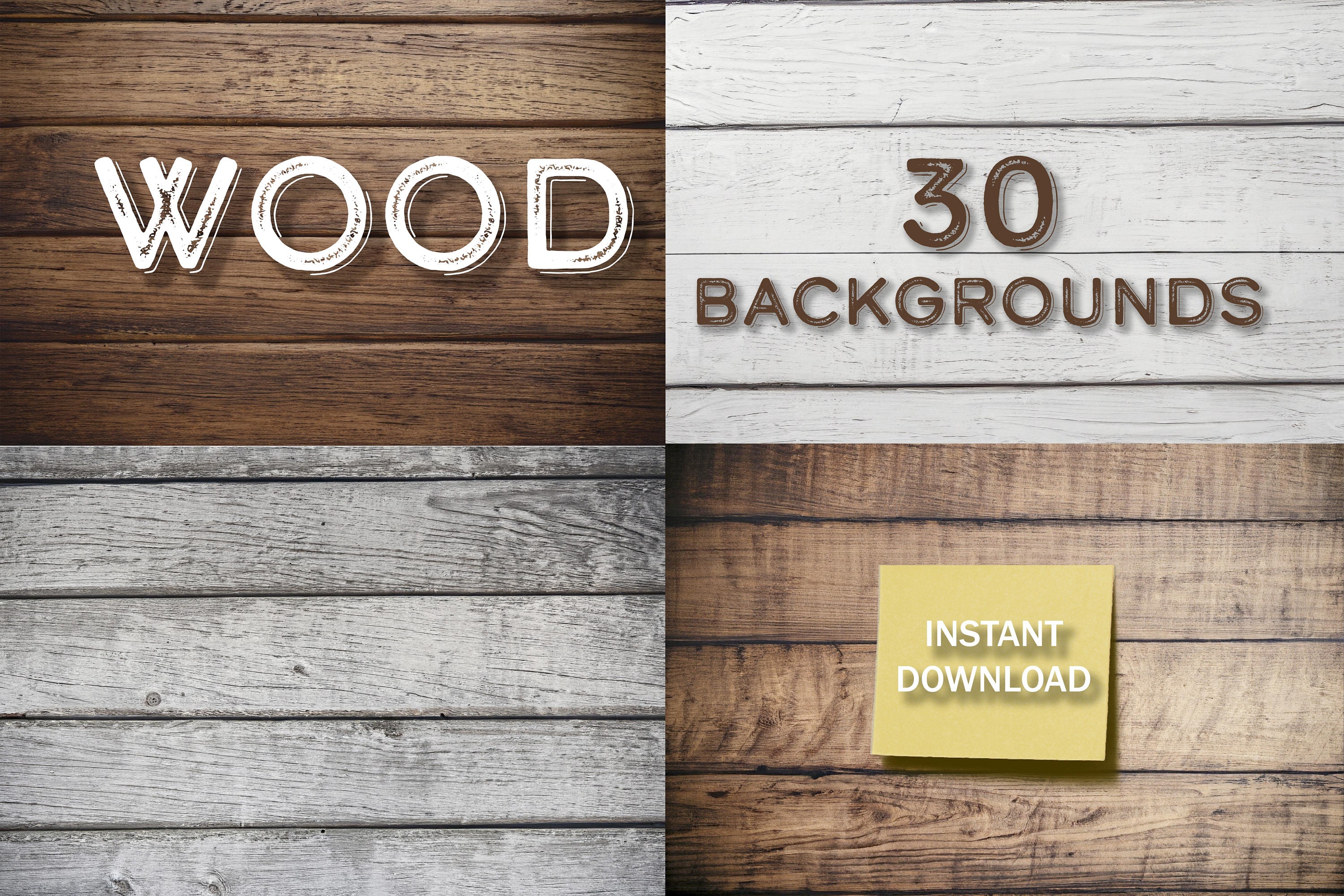 Set of 30 Wood Backgrounds, Wood Backdrops, Wood Background, Wood ...