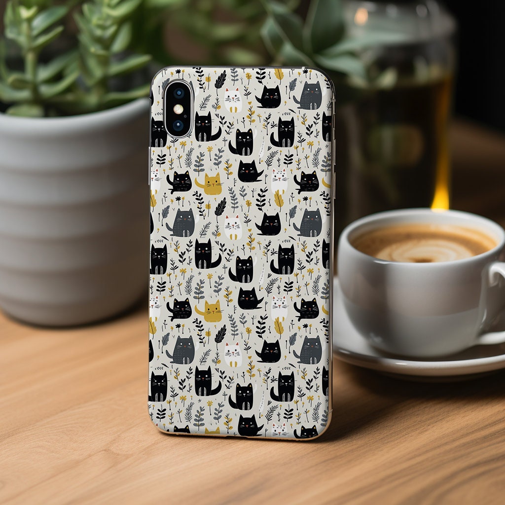 15 Seamless Cats Patterns, Digital Paper With Cats, Cats Collage Sheets ...