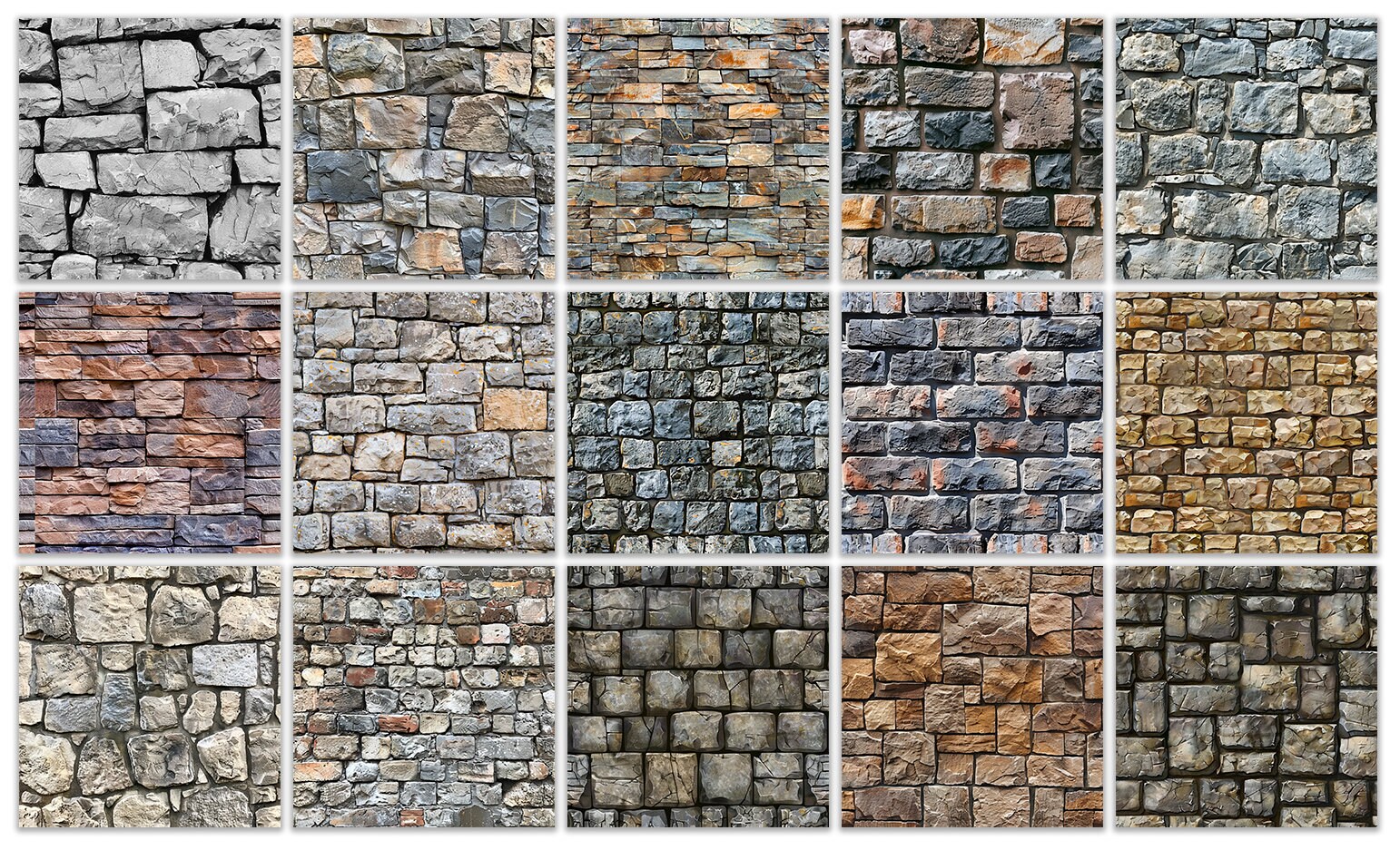 30 Brick Textures Digital Paper, Seamless Rustic Brick Wall Digital ...