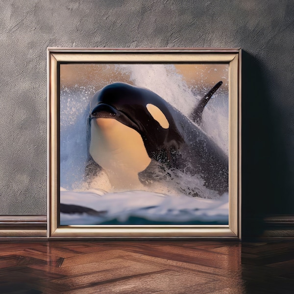 Killer Whale Art - Etsy