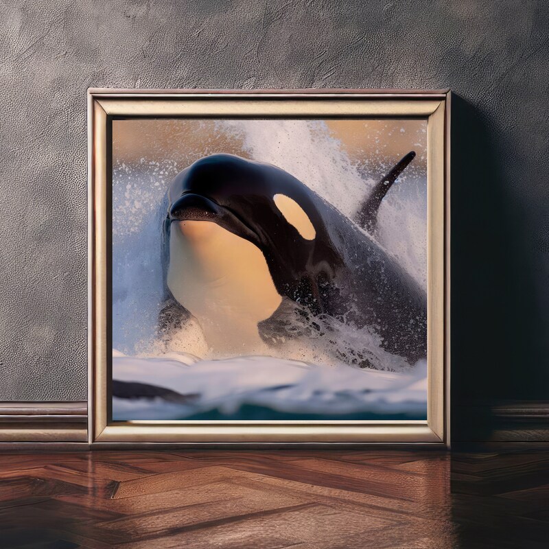 Killer Whale Art - Etsy