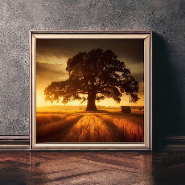 Oak Tree Art - Etsy