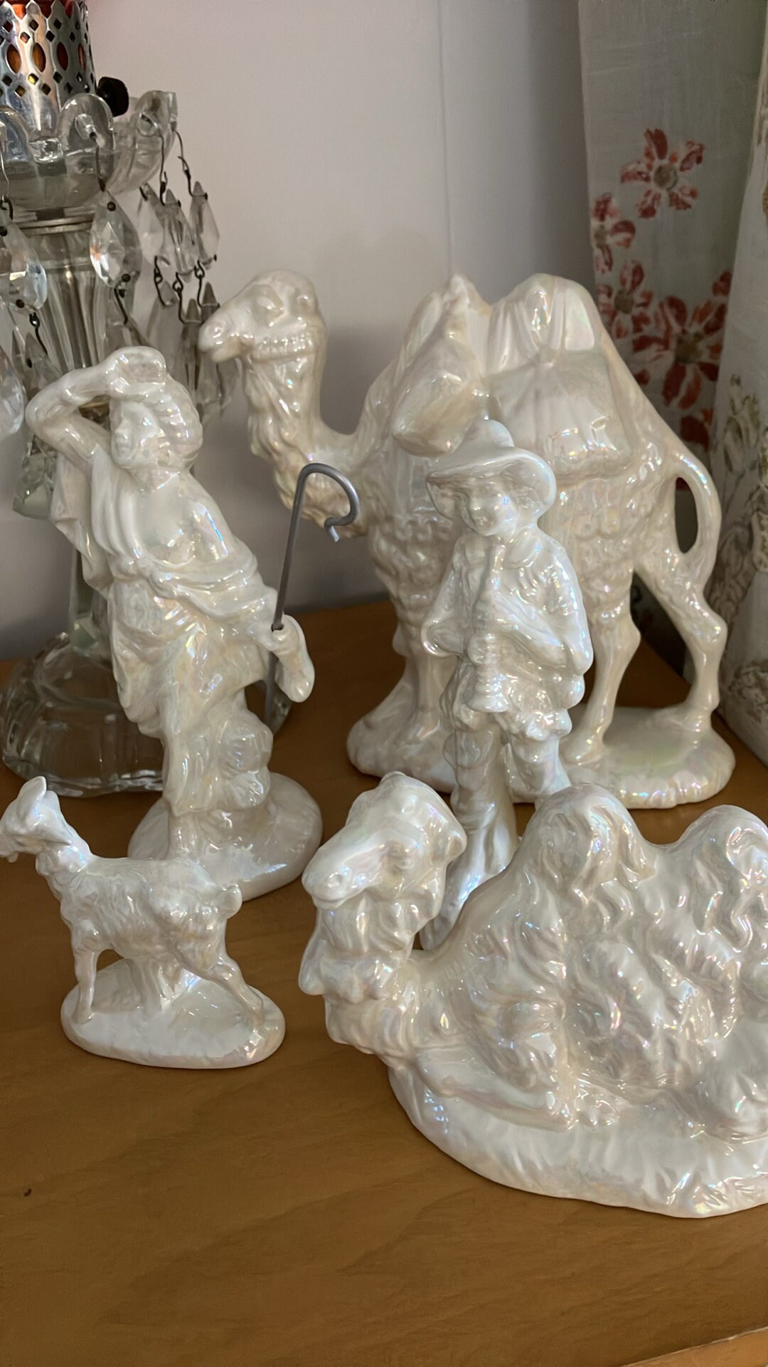 Atlantic Mold 19 Piece Iridescent Glazed Ceramic NATIVITY SET - Etsy