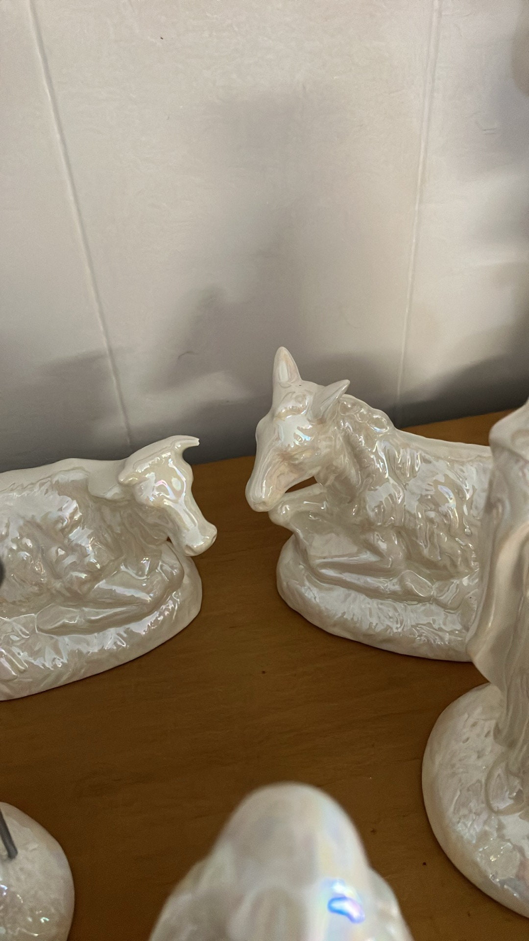 Atlantic Mold 19 Piece Iridescent Glazed Ceramic NATIVITY SET - Etsy