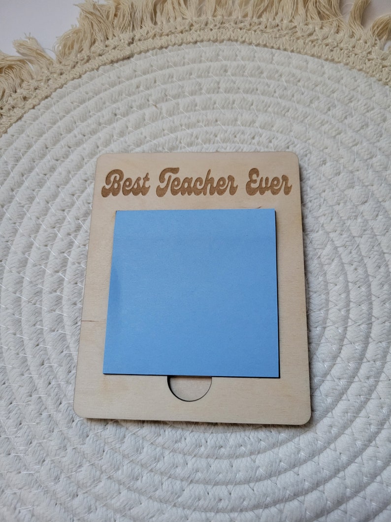 Teacher Post-it Note Holder - Etsy