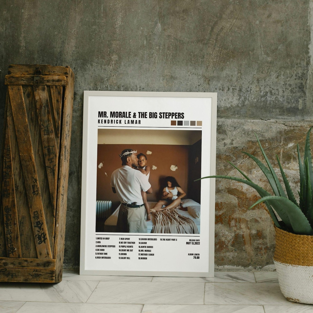 Kendrick Lamar 'mr. Morale' Album Cover Art Print (digital Download ...