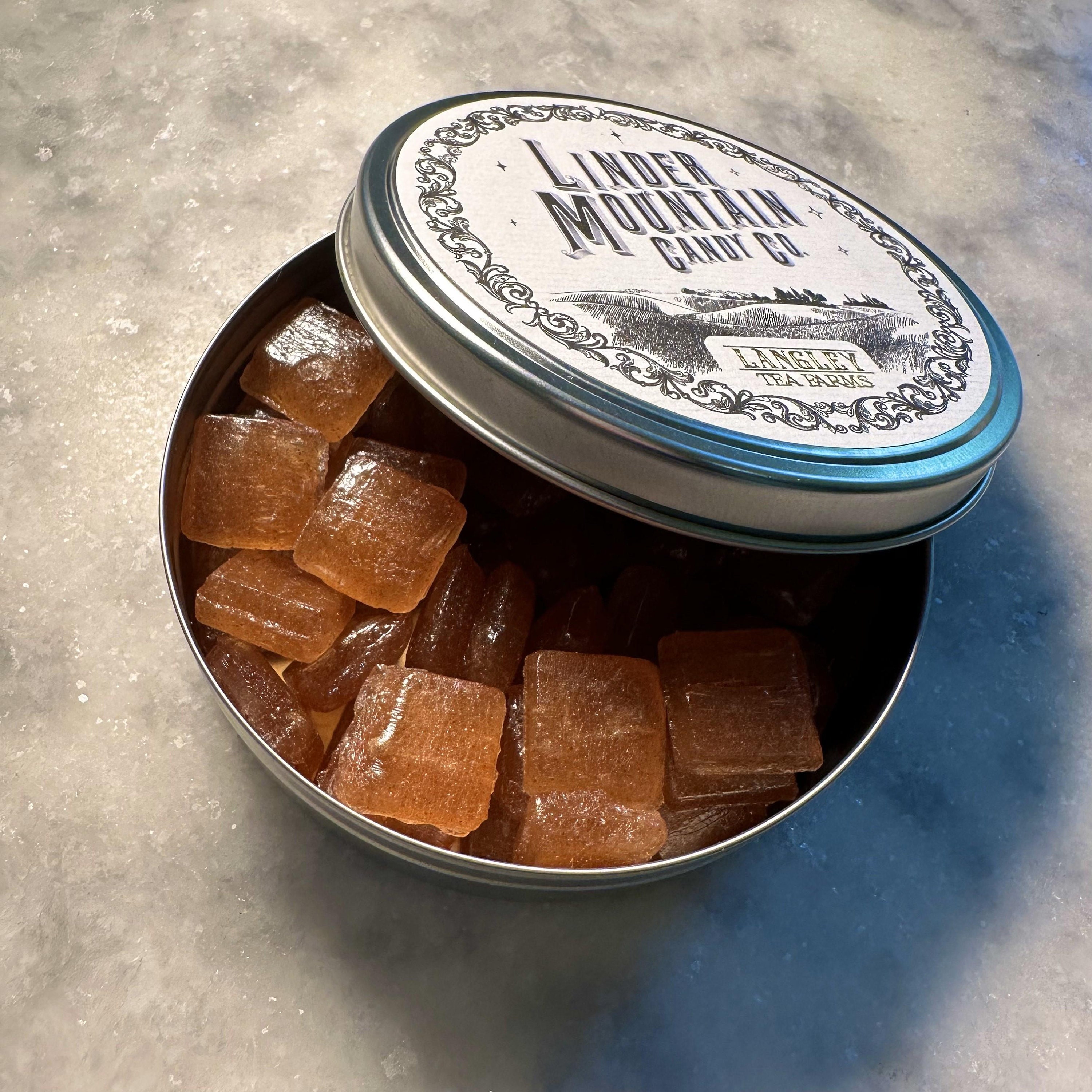 Gift Tin - 4.5 Oz - Hard Candy Drops Traditional Handmade Old Fashioned ...