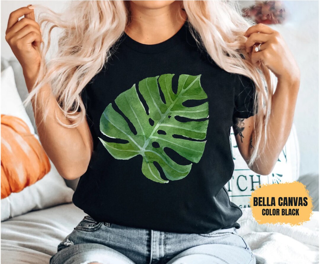 Monstera Leaf Shirt Monstera Shirt Monstera Leaf Tee Plant Shirt Gift for Gardeners Gardeners ...