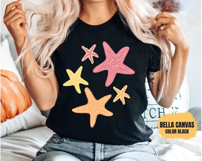 Starfish Shirt Star Fish Beach Shirt Vacation Shirt Beach Shirt Beach ...