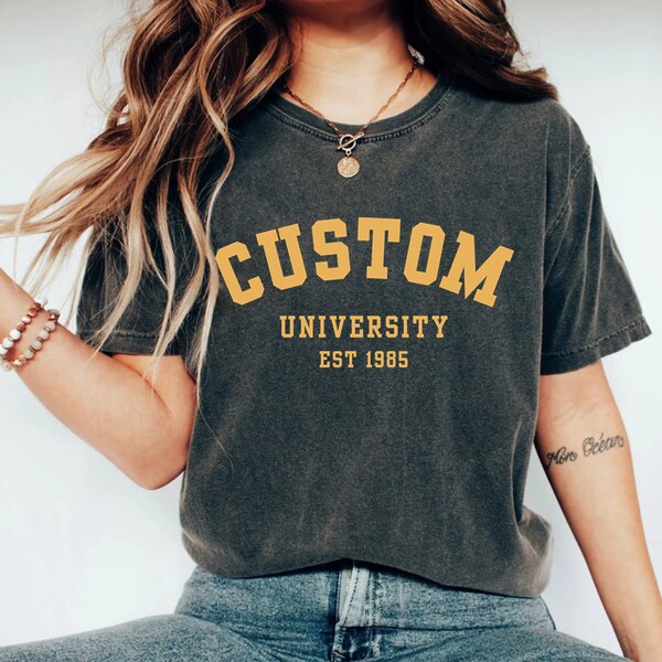 University Shirt - Etsy