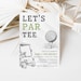 Editable Golf Birthday Invitation, Let's Par Tee, Golf Birthday Invite ...