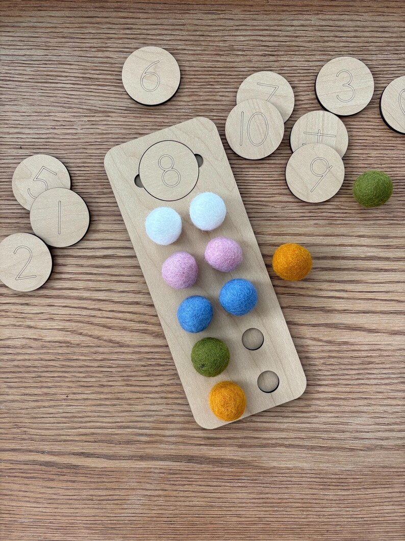 Montessori Counting Game - Etsy