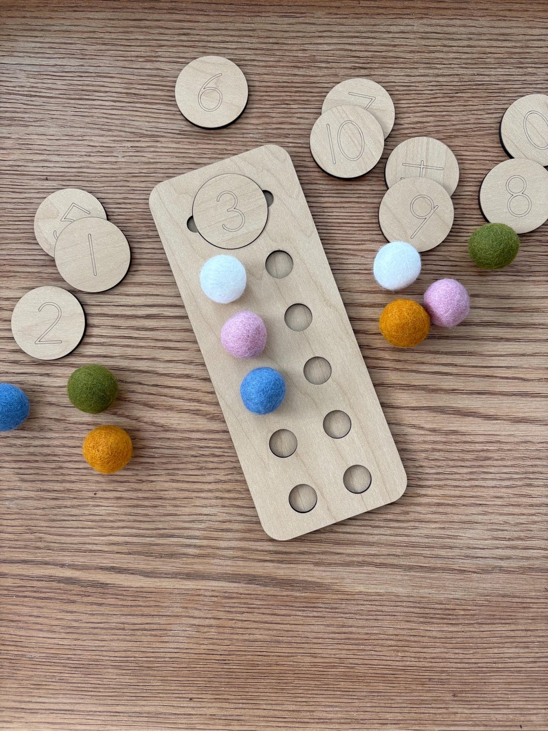 Montessori Counting Game - Etsy