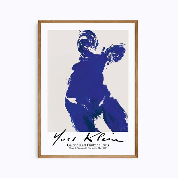 Yves Klein Blue Poster - Etsy