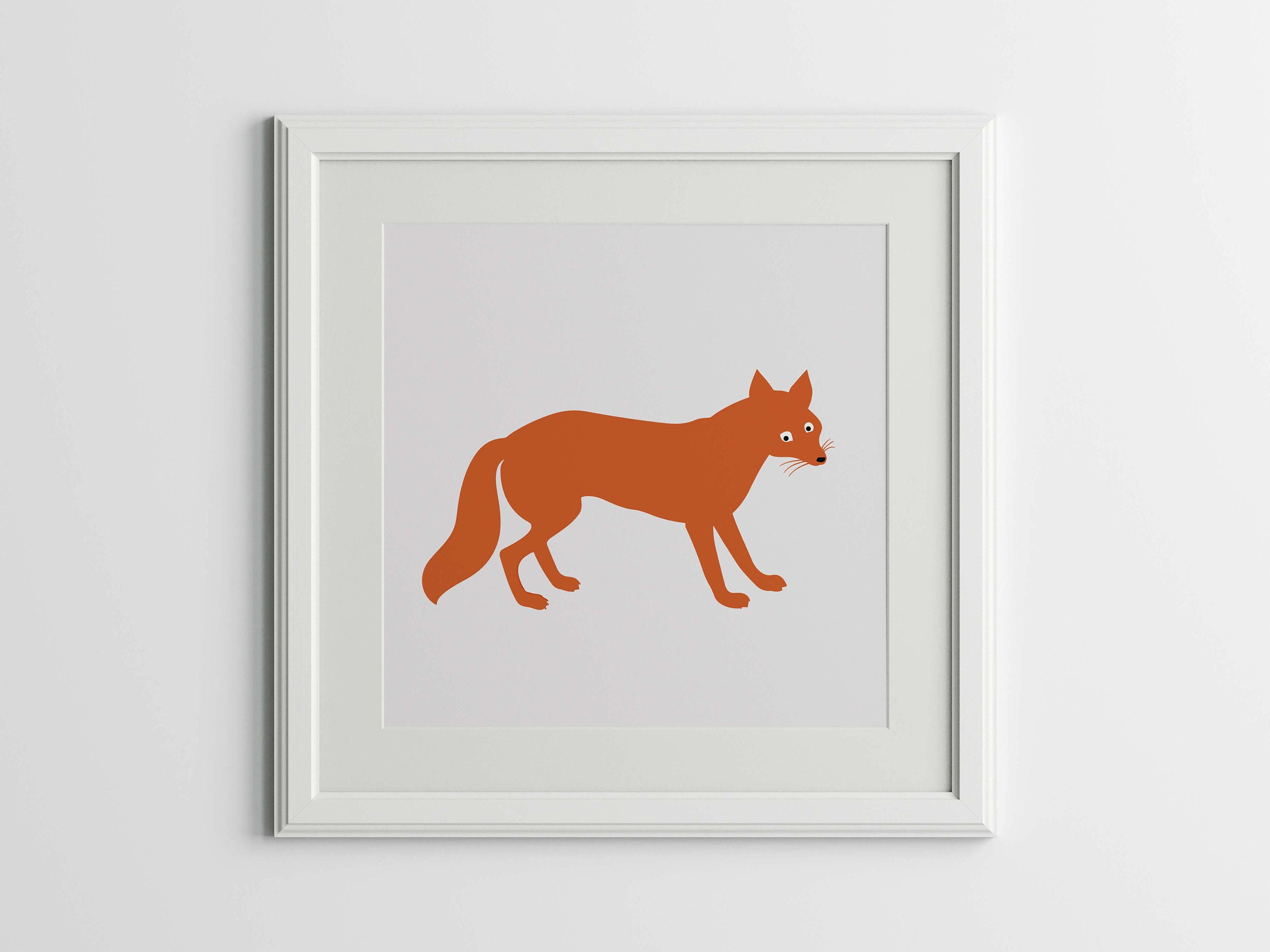 Enzo Mari La Volpe Serie della Natura, Natur Serie Kultiger Roter Fuchs ...