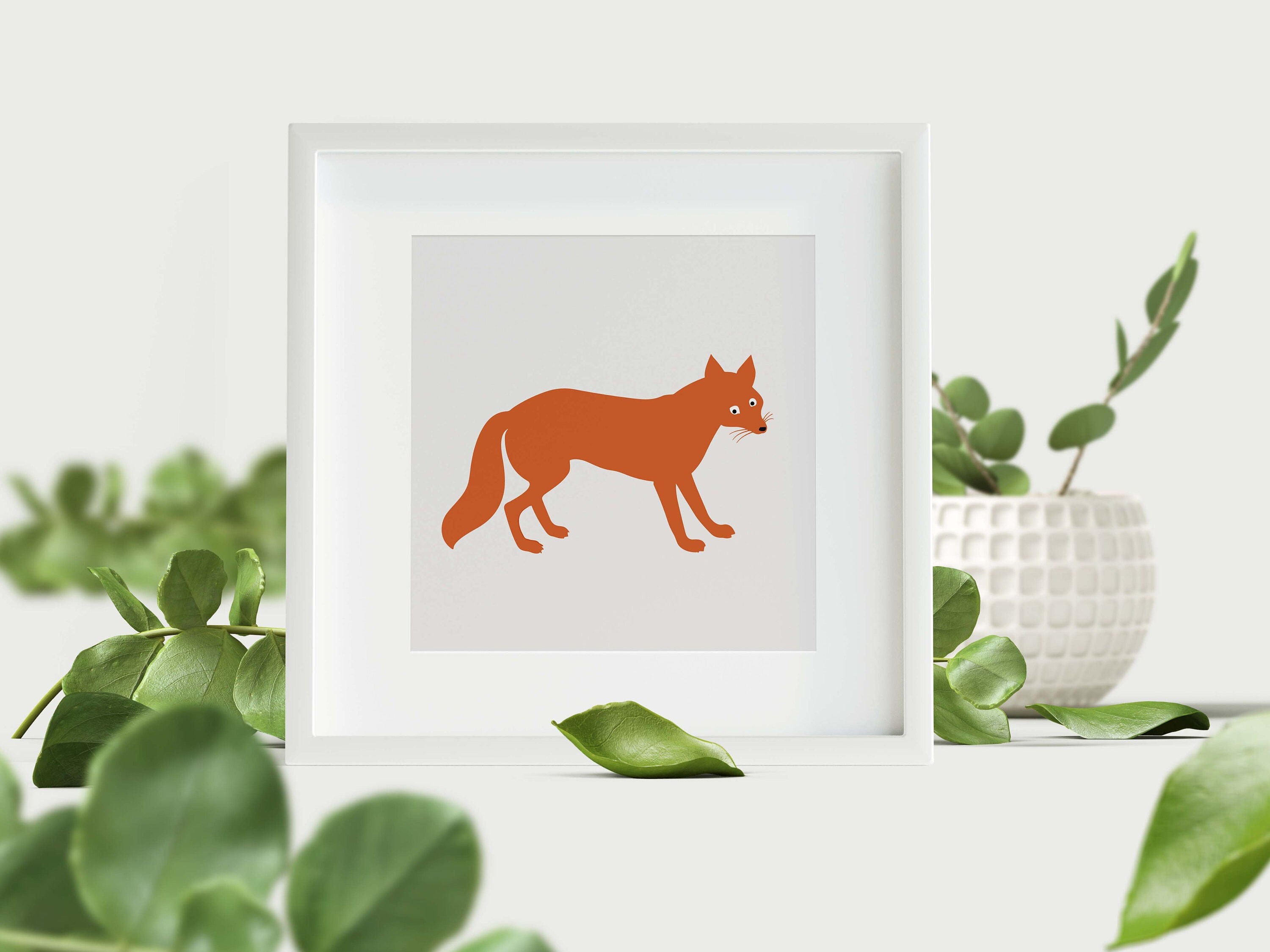 Enzo Mari La Volpe Serie della Natura, Natur Serie Kultiger Roter Fuchs ...