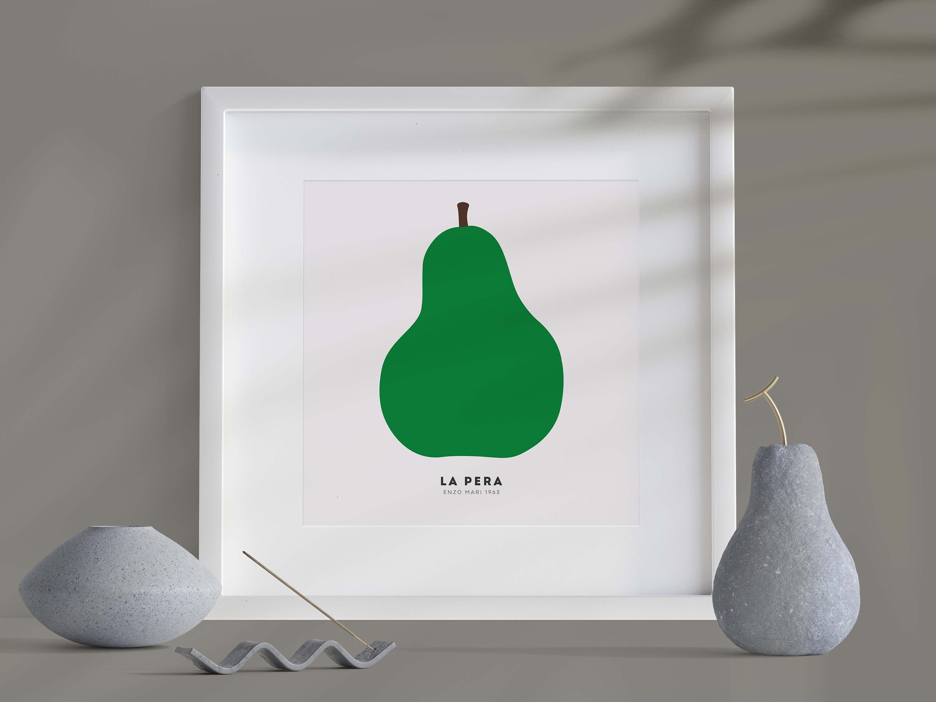 Enzo Mari the Red Apple La Mela the Pear La Pera - Etsy