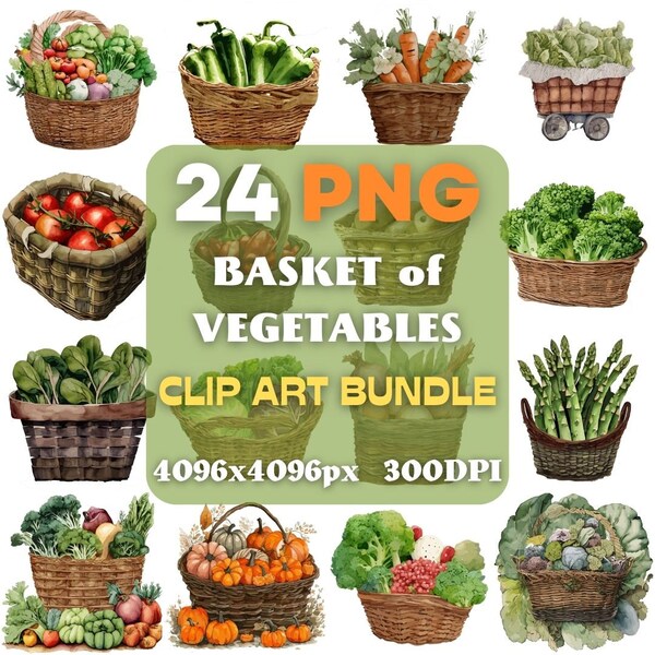 Vegetable Baskets - Etsy