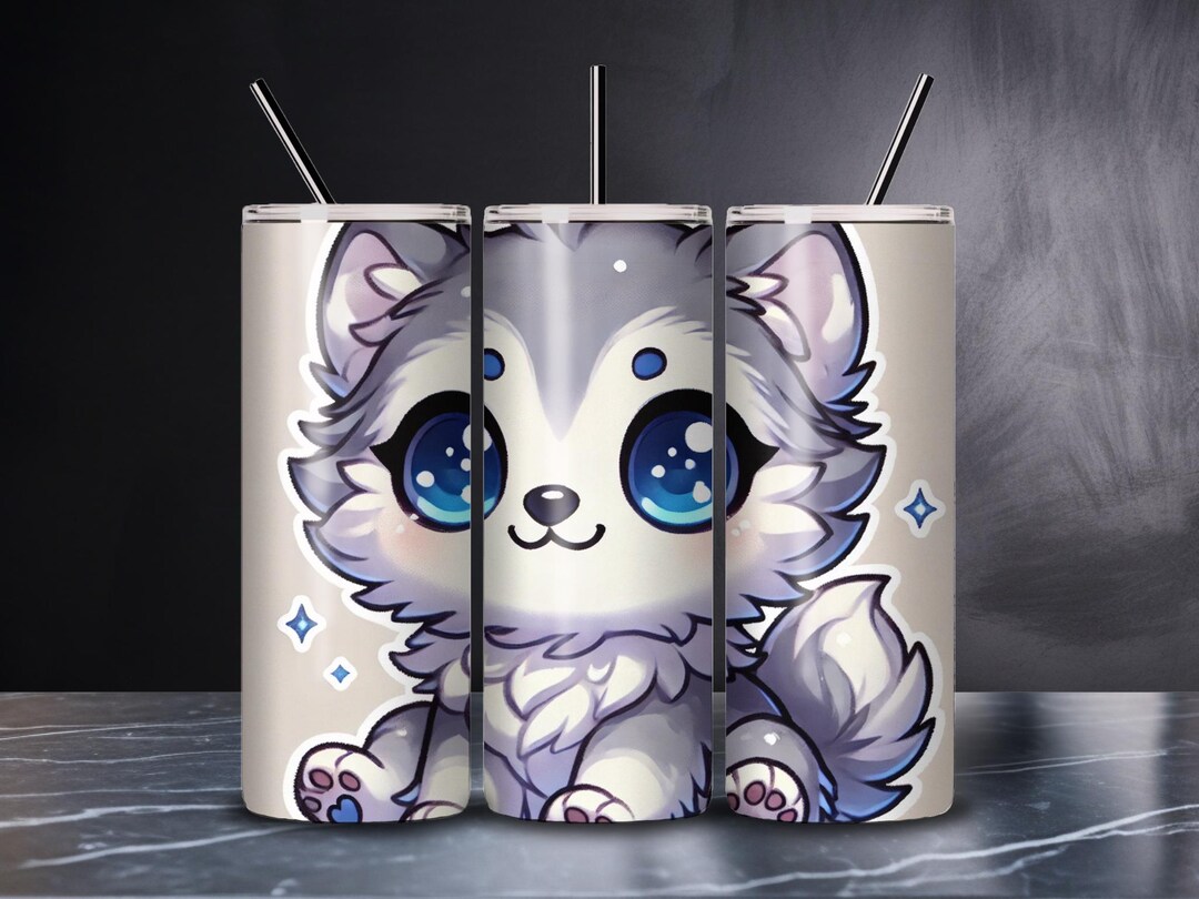 Adorable Chibi Husky – High-resolution Digital Illustration - Etsy