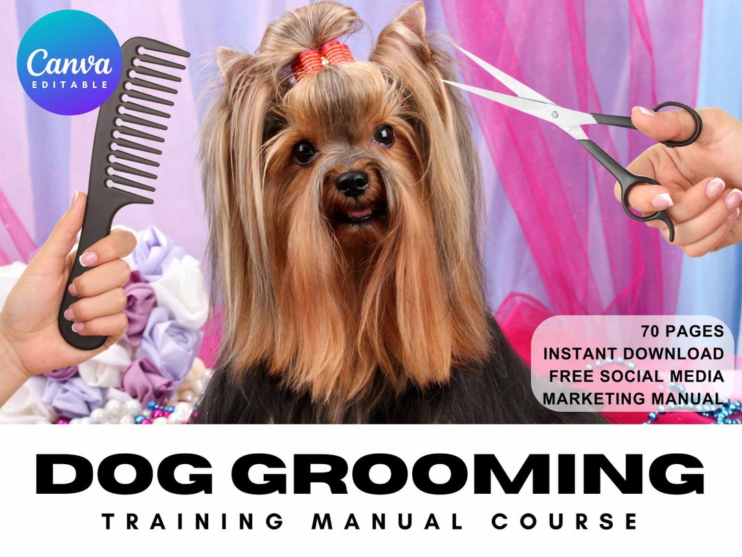Dog Grooming Training Manual, Dog Grooming Guide, Dog Grooming Tutorial, Dog Grooming Online ...