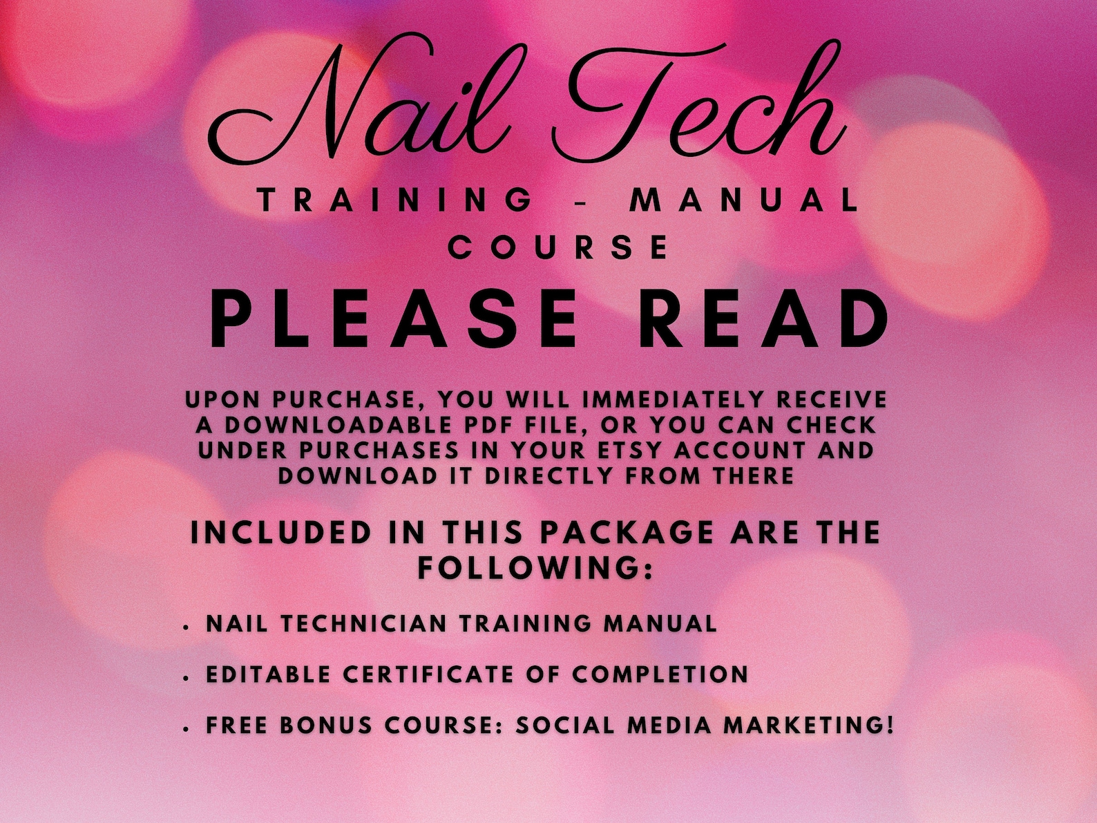 Nail Tech Training Manual, Acrylic Nails Training Manual for Nail ...