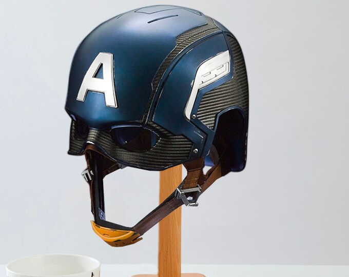 Officially Licensed Captain America Helmet 1/1 Avengers Movie Prop ...