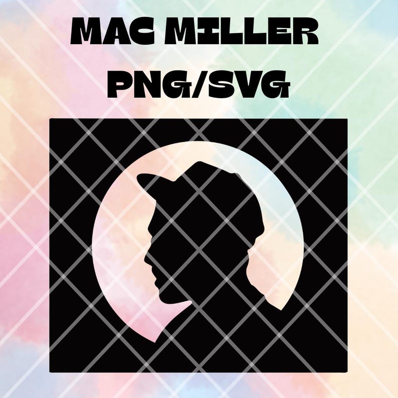Mac Miller PNG/SVG Bundle | Rapper Sticker Design | Digital Download - Etsy