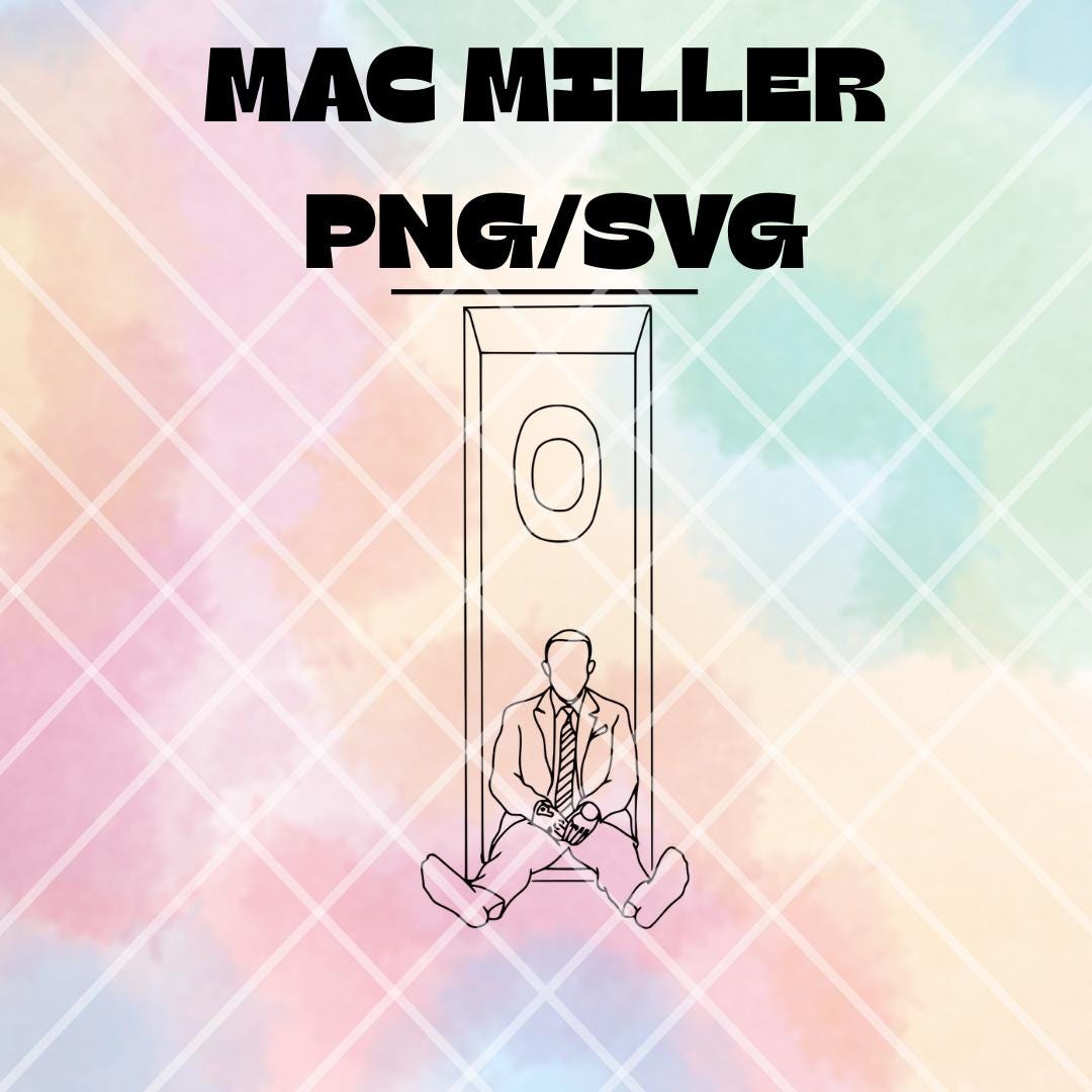 Mac Miller PNG/SVG Bundle | Rapper Sticker Design | Digital Download - Etsy