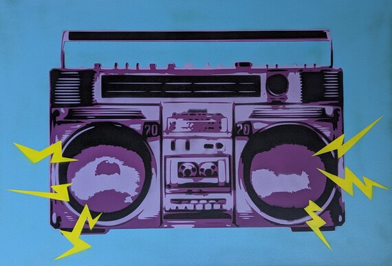 Ghetto Blaster Graffiti