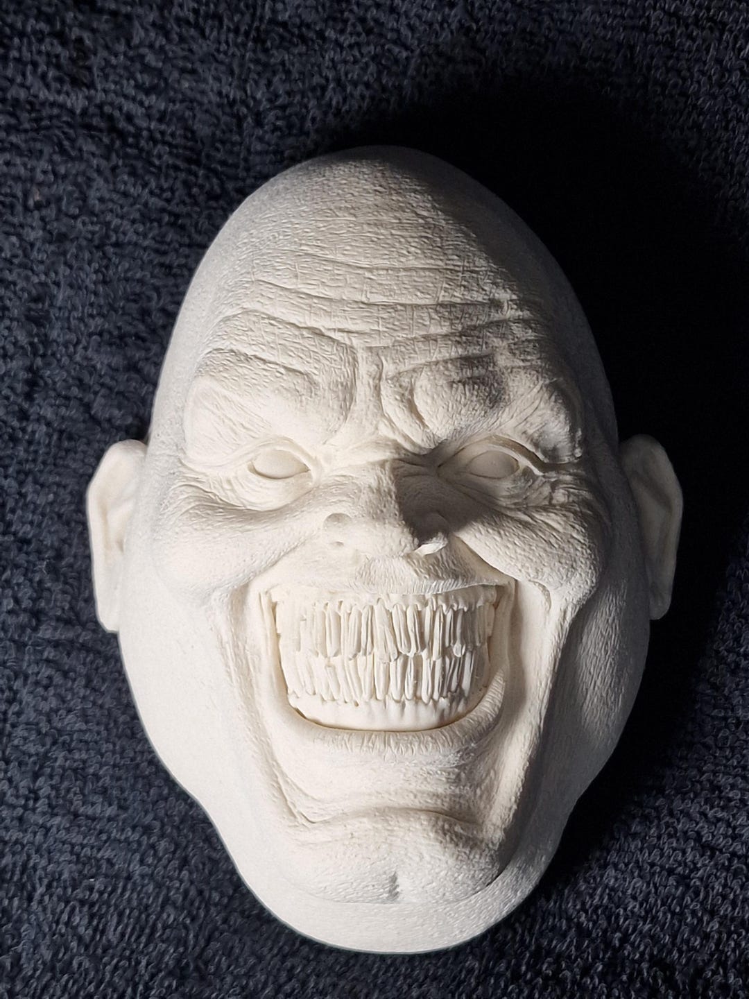 The ,,clown" Dark Villain Horror Bust – Handcrafted Sculpture ,,ready ...