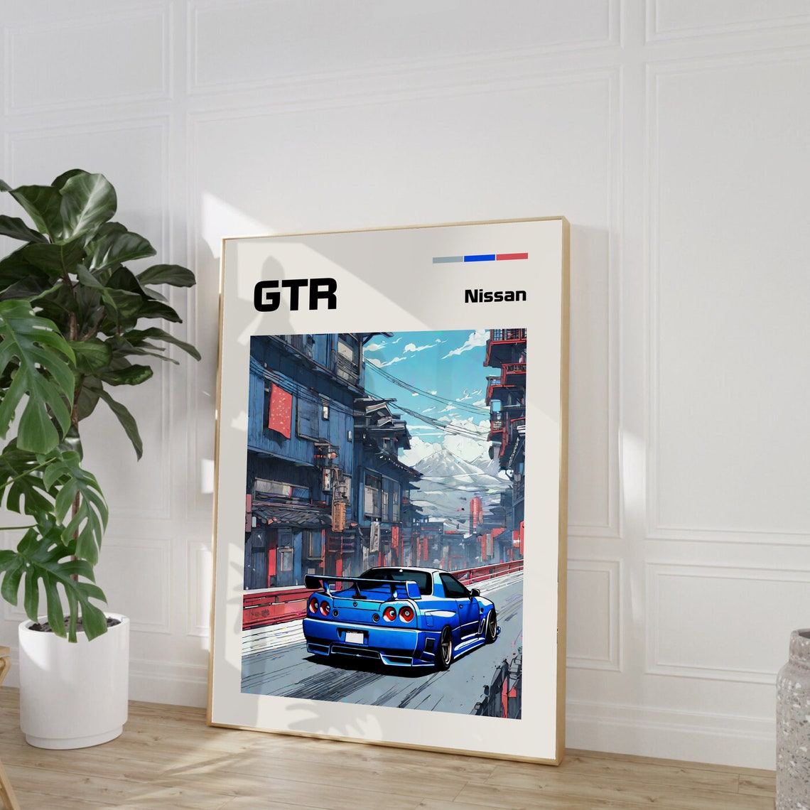 Nissan Gtr Print, Nissan Gtr Poster, Nissan Gtr Wall Art, Nissan Gtr ...