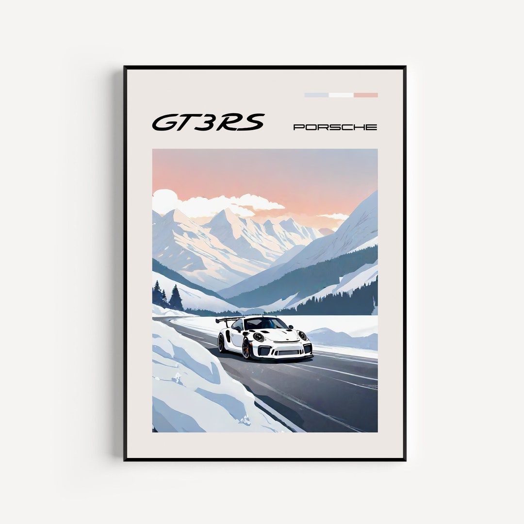 Porsche Gt3 rs Print, Porsche Gt3 rs Poster, Porsche Gt3 rs Wall Art ...