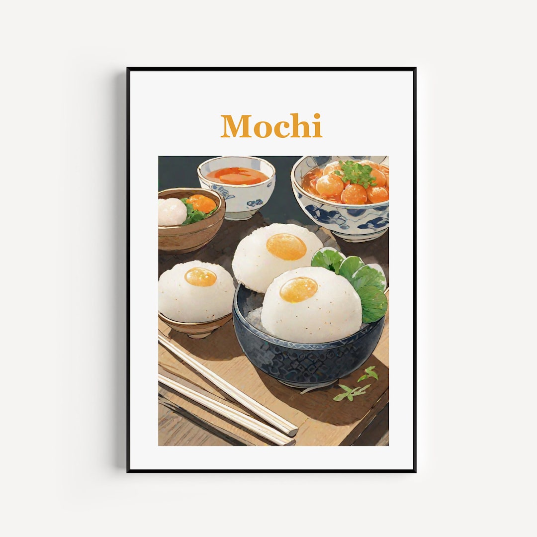 Mochi Print, Mochi Poster, Mochi Wall Art, Mochi Art Print, Mochi Photo ...