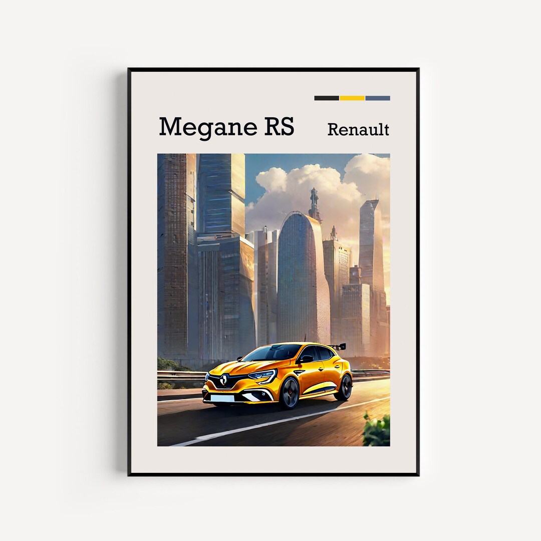 Megane Rs Print, Megane Rs Poster, Megane Rs Wall Art, Megane Rs Art ...