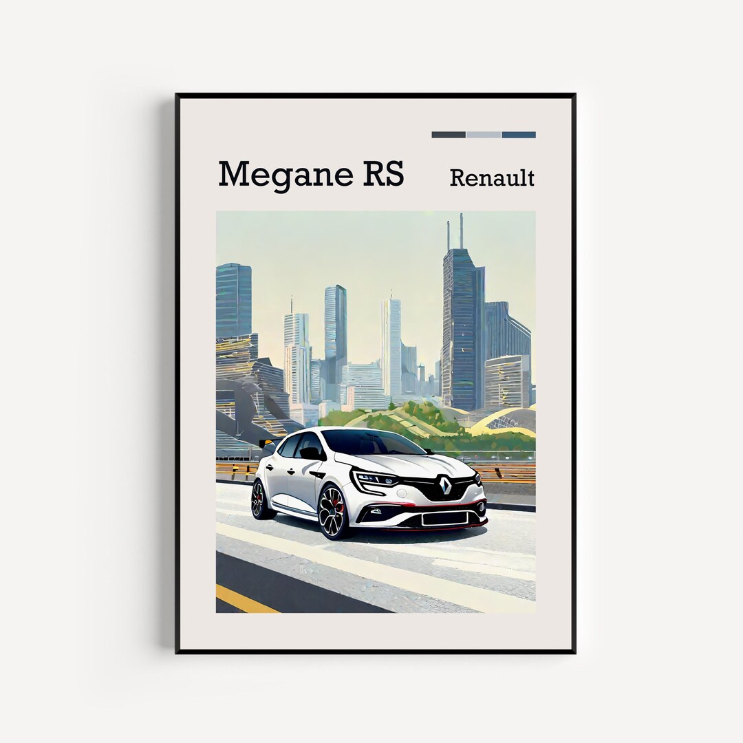 Megane Rs Print, Megane Rs Poster, Megane Rs Wall Art, Megane Rs Art ...