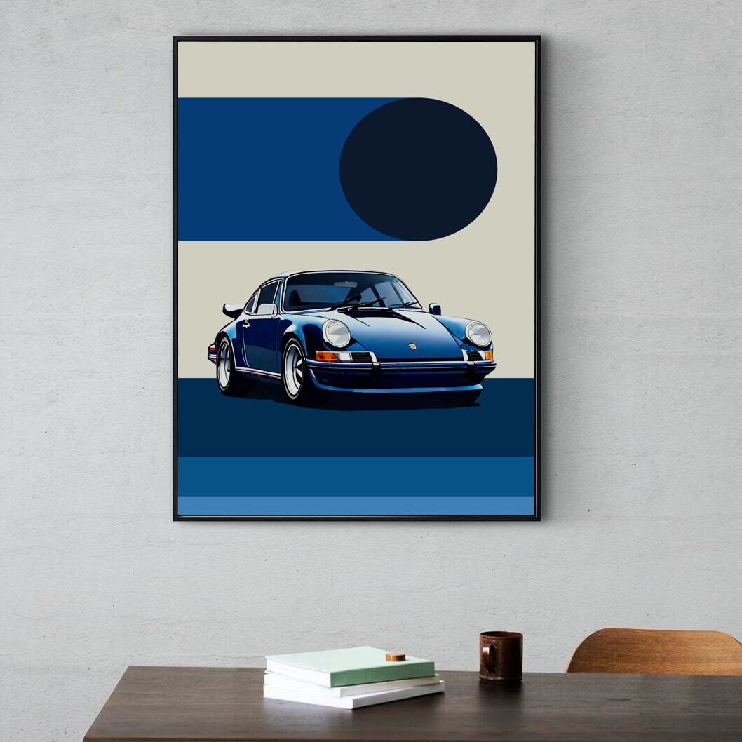 Porsche 911 Print, Porsche 911 Poster, Porsche 911 Wall Art, Porsche ...
