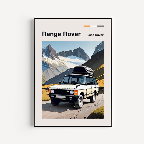 Range Rover Wall Art - Etsy