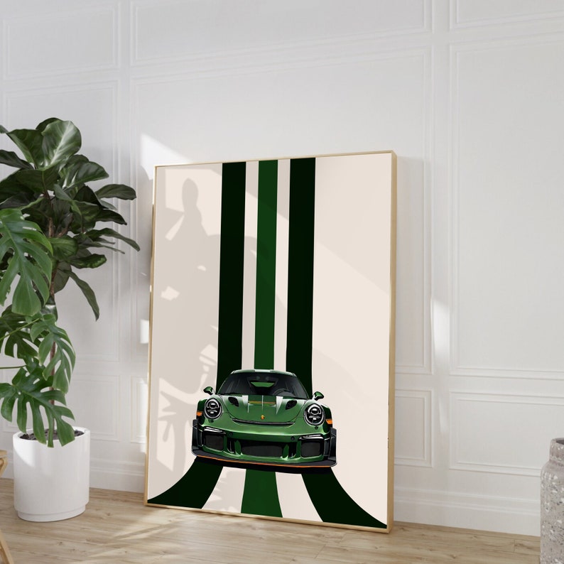 Porsche Gt3 Rs Print, Porsche Gt3 Rs Poster, Porsche Gt3 Rs Wall Art ...