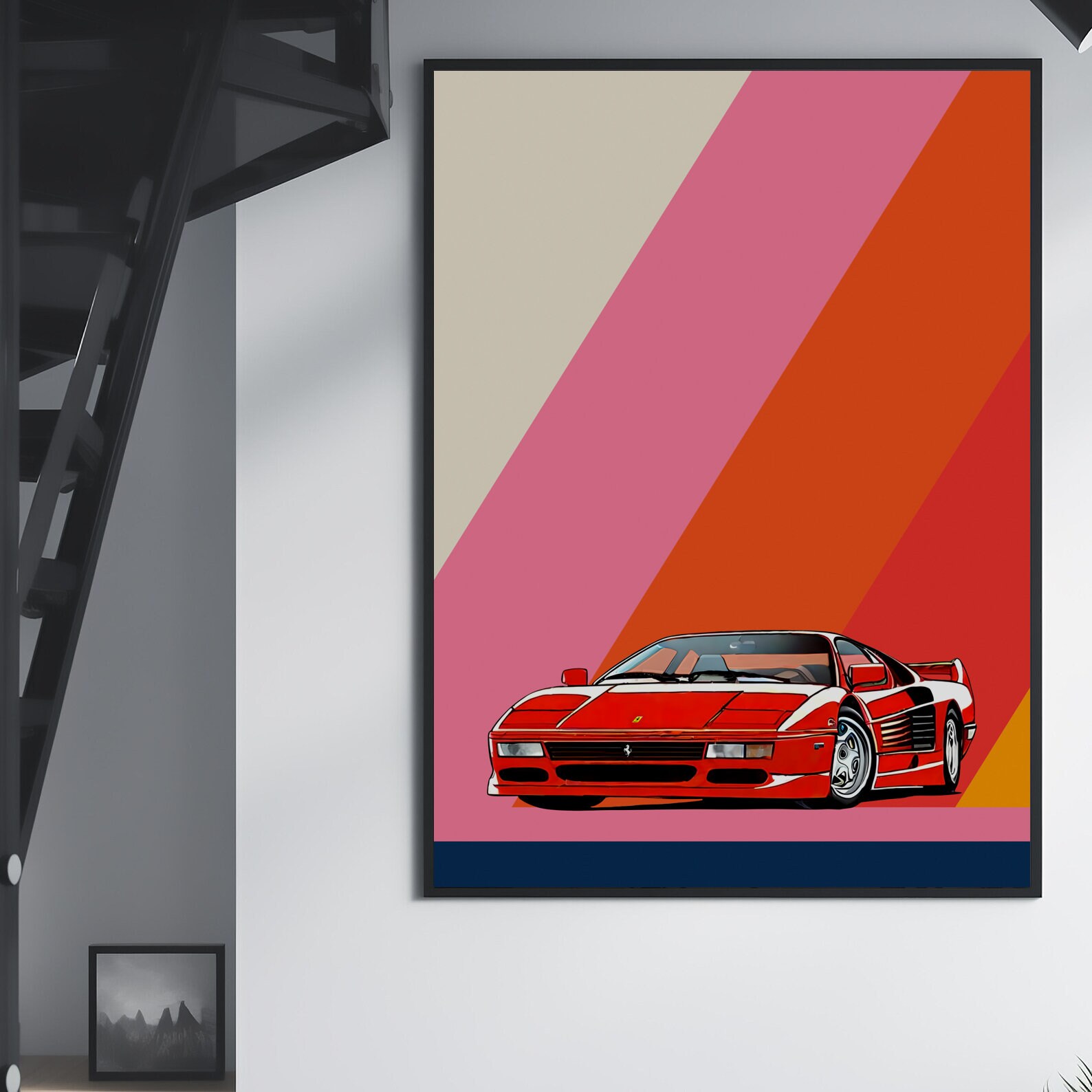 Ferrari F40 Print, Ferrari F40 Poster, Ferrari F40 Wall Art, Ferrari ...