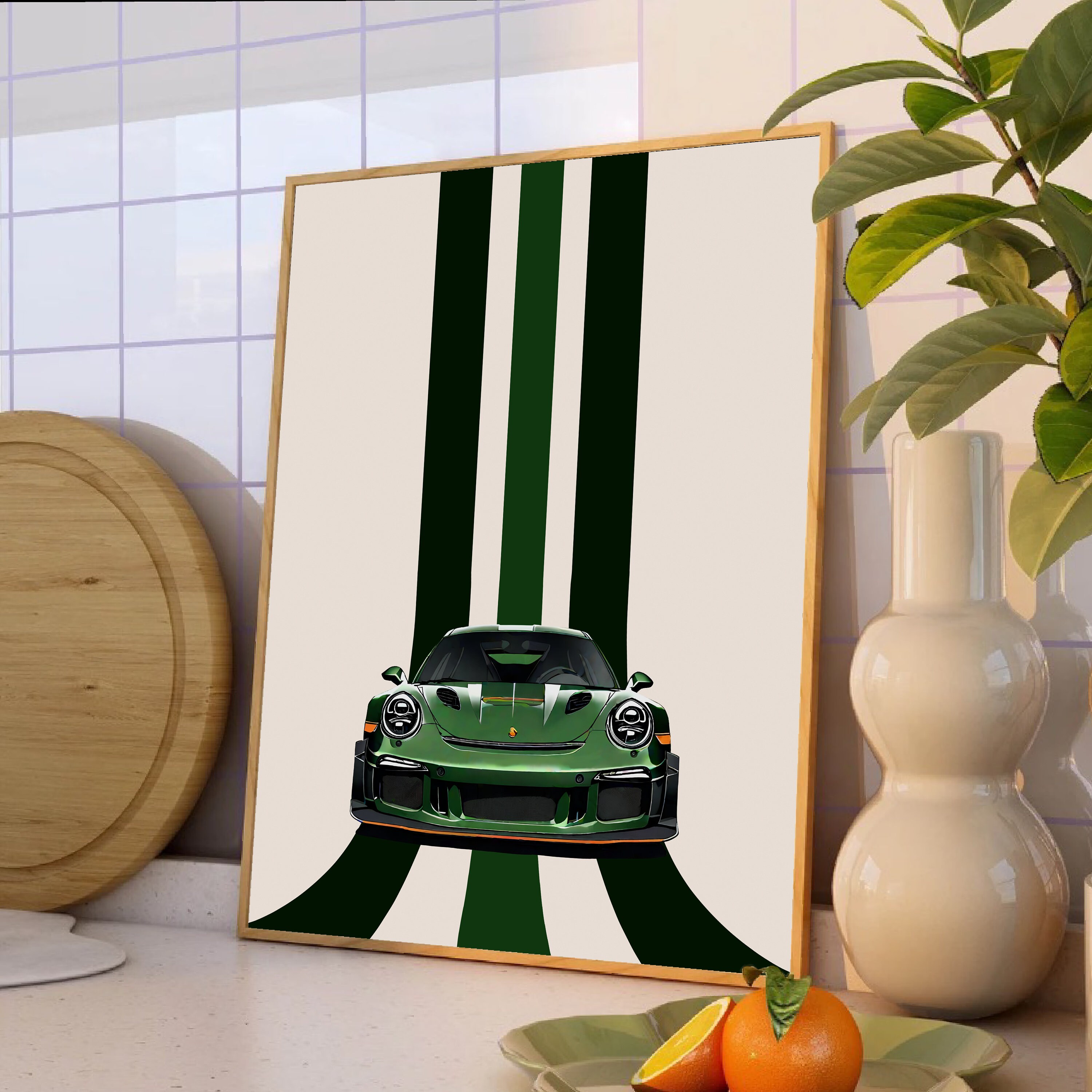 Porsche Gt3 Rs Print, Porsche Gt3 Rs Poster, Porsche Gt3 Rs Wall Art ...