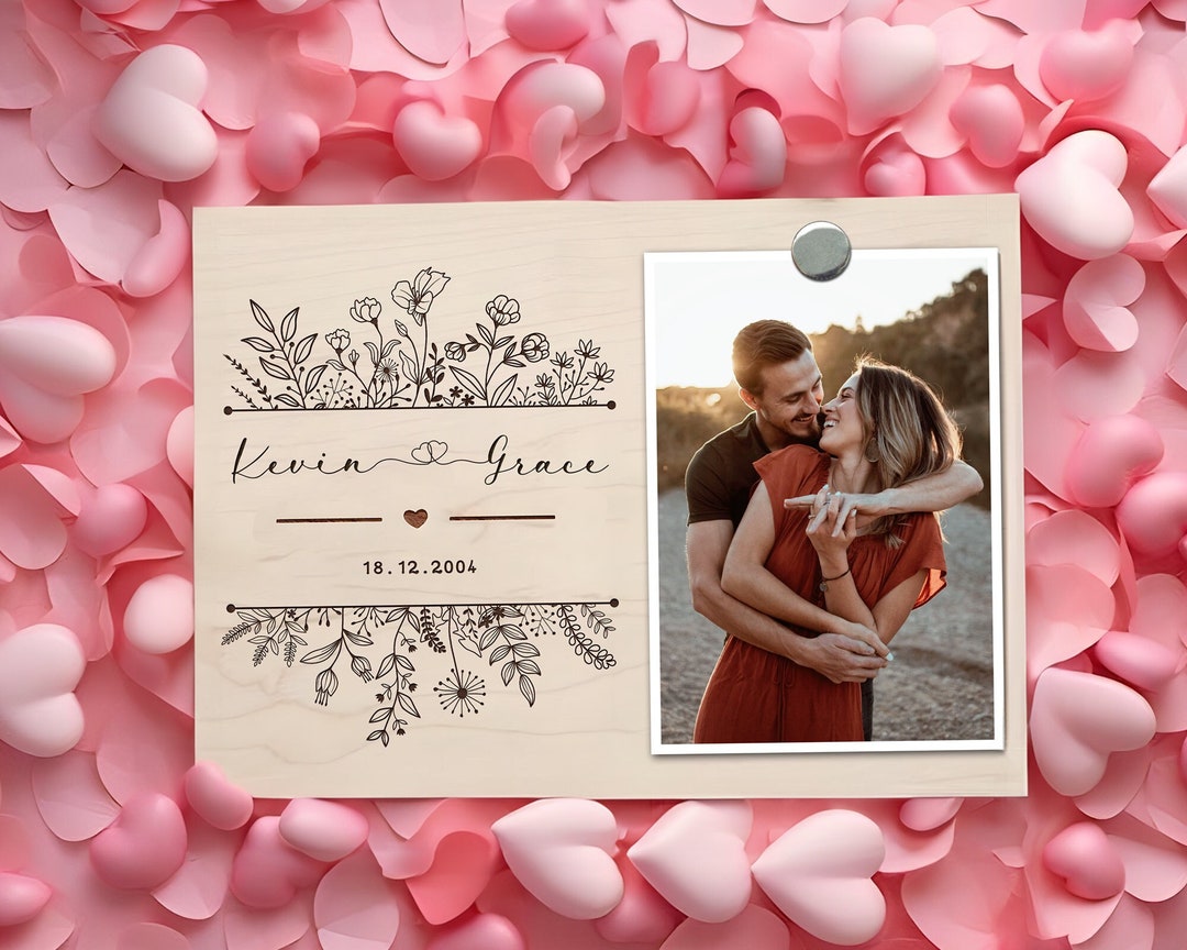 Personalized Engagement Gift, Newly Engaged Gifts for Couple ...