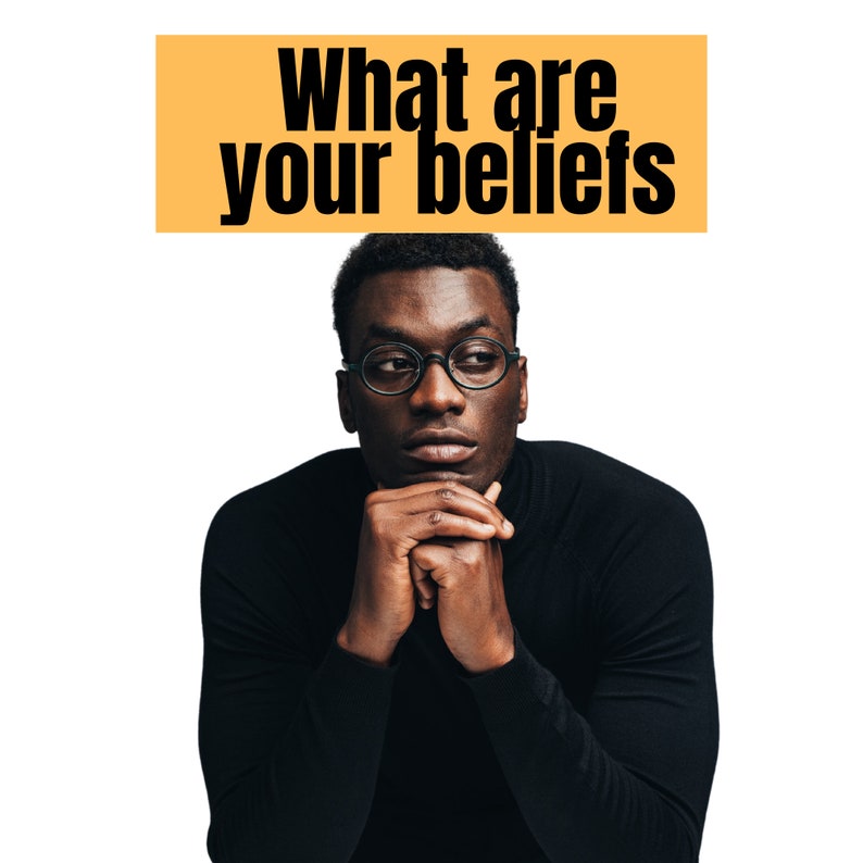 Your Belief System Worksheet- INSTANT DOWNLOAD - Etsy