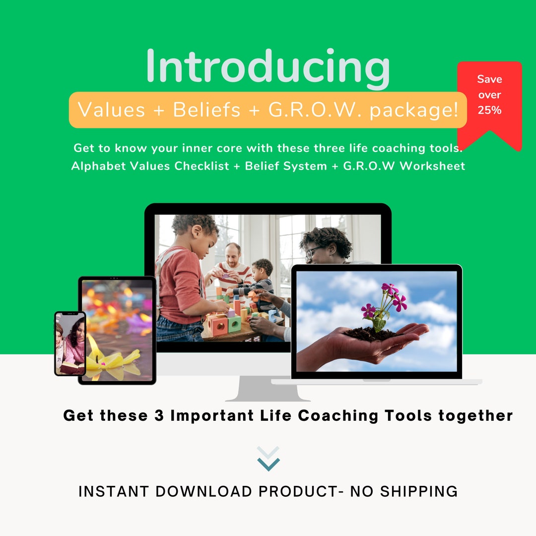 Personal Growth Life Coaching Bundle- Save Over 25% - Etsy