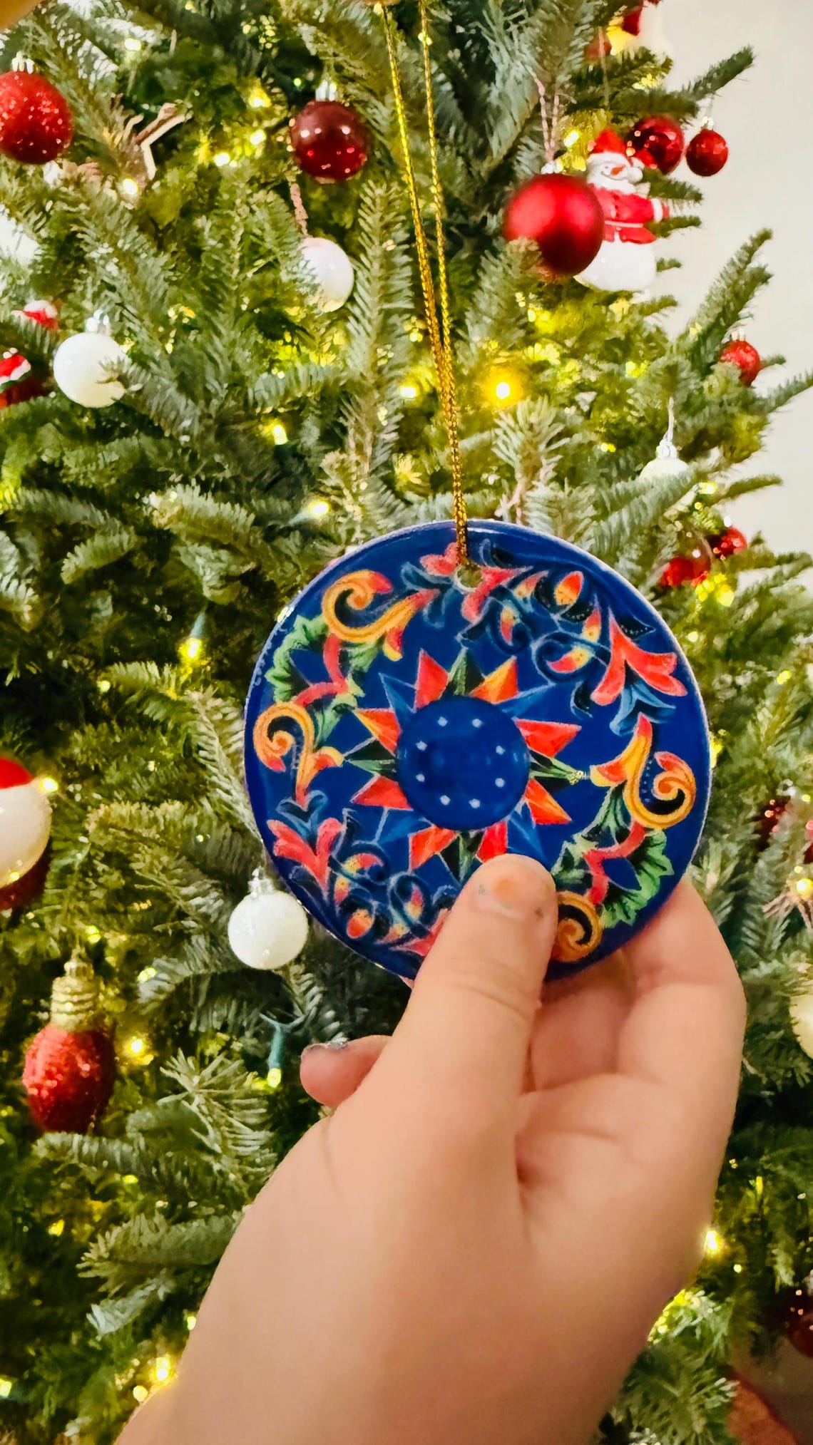 Traditional Sarchi Ox Cart Wheel Ceramic Ornament - Costa Rican Decor ...