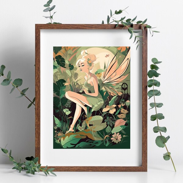 Tinker Bell Print - Etsy