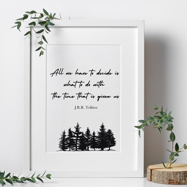 Gandalf Quote - Etsy